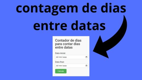 Contador de dias para contar dias entre datas - InfoJuros